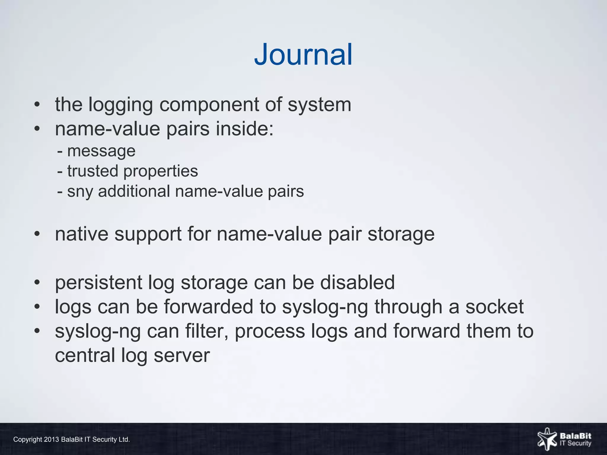 Why proper logging is important | PPTX