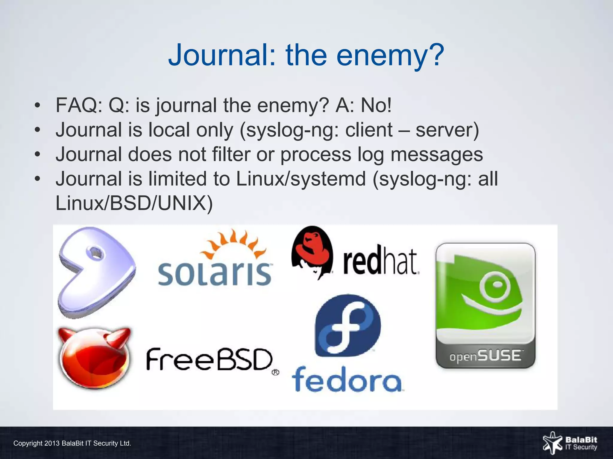 Why proper logging is important | PPTX