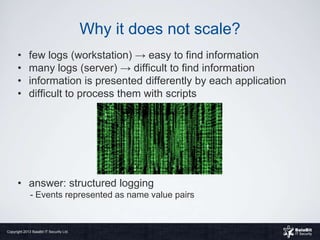 Why proper logging is important | PPTX
