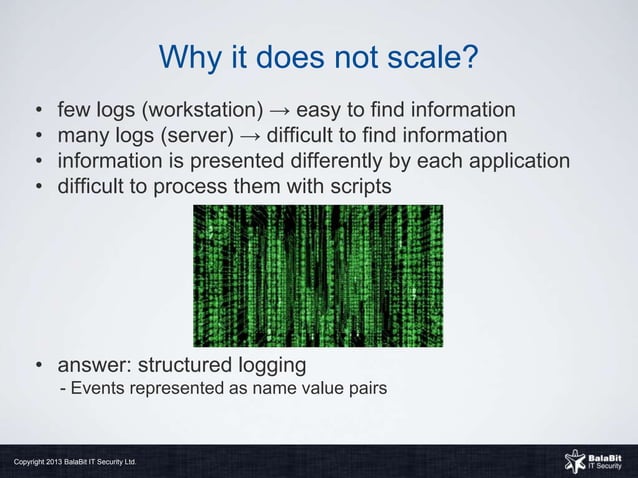 Why proper logging is important | PPTX