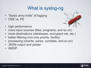 Why proper logging is important | PPTX