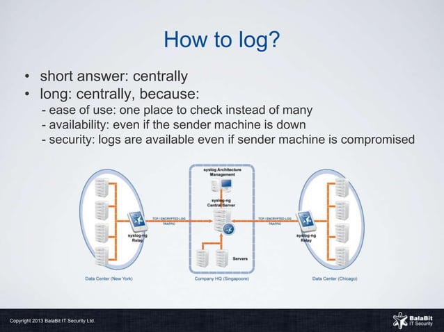 Why proper logging is important | PPTX