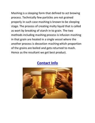 Beer Brewing Process | PDF