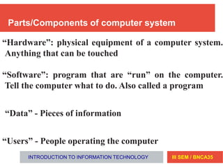 Dr.Balamurugan_Fundamentals_of_Computer.pptx | Computing | Technology ...