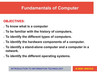 Dr.Balamurugan_Fundamentals_of_Computer.pptx | Computing | Technology & Computing