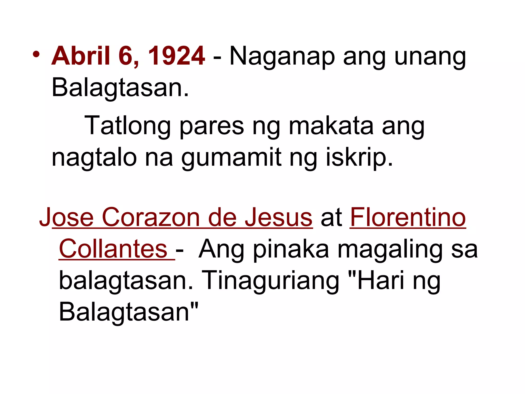 Balagtasan | PPT