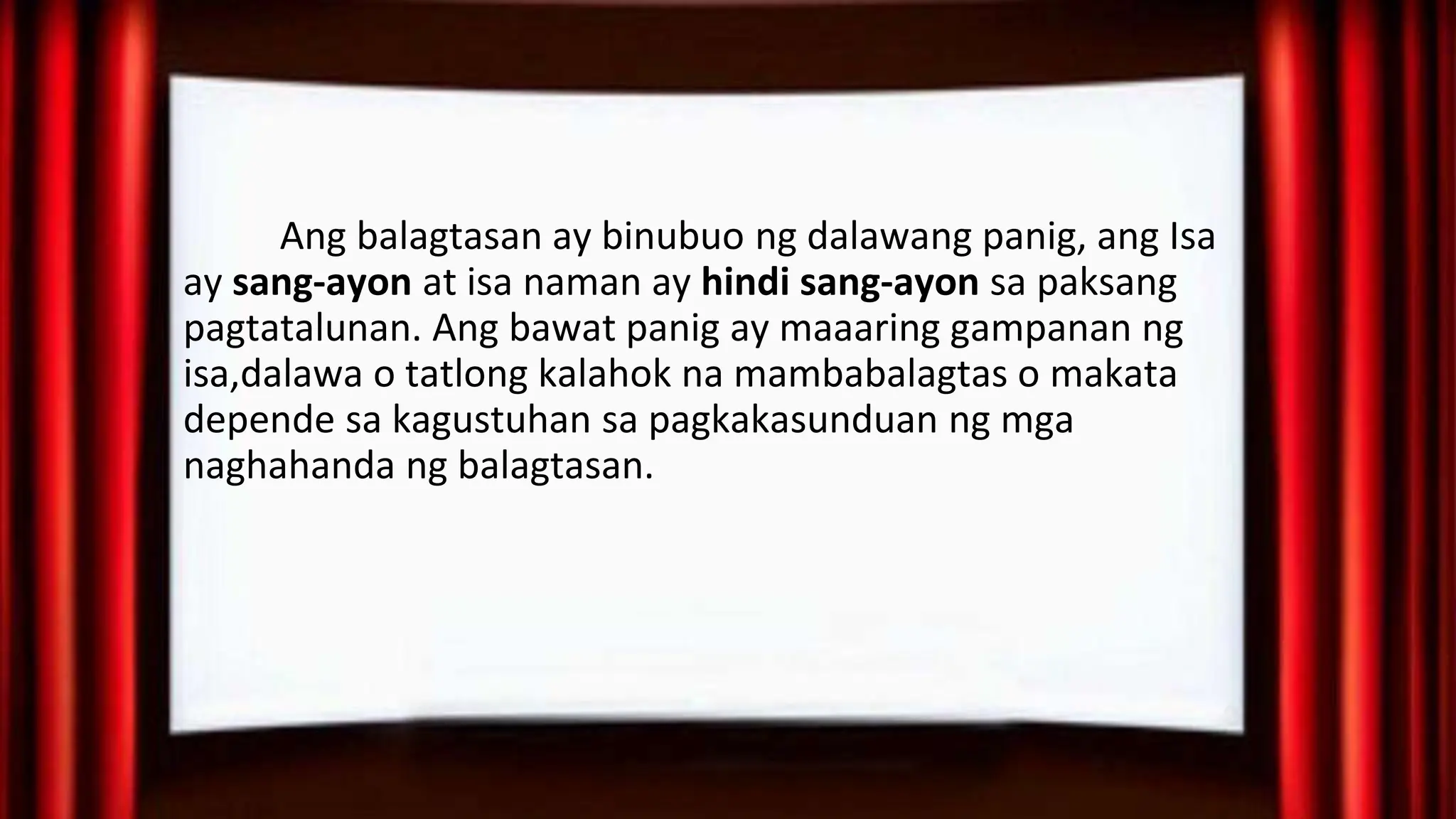 Filipino 8 - Ang pag-aaral ng Balagtasan.pptx