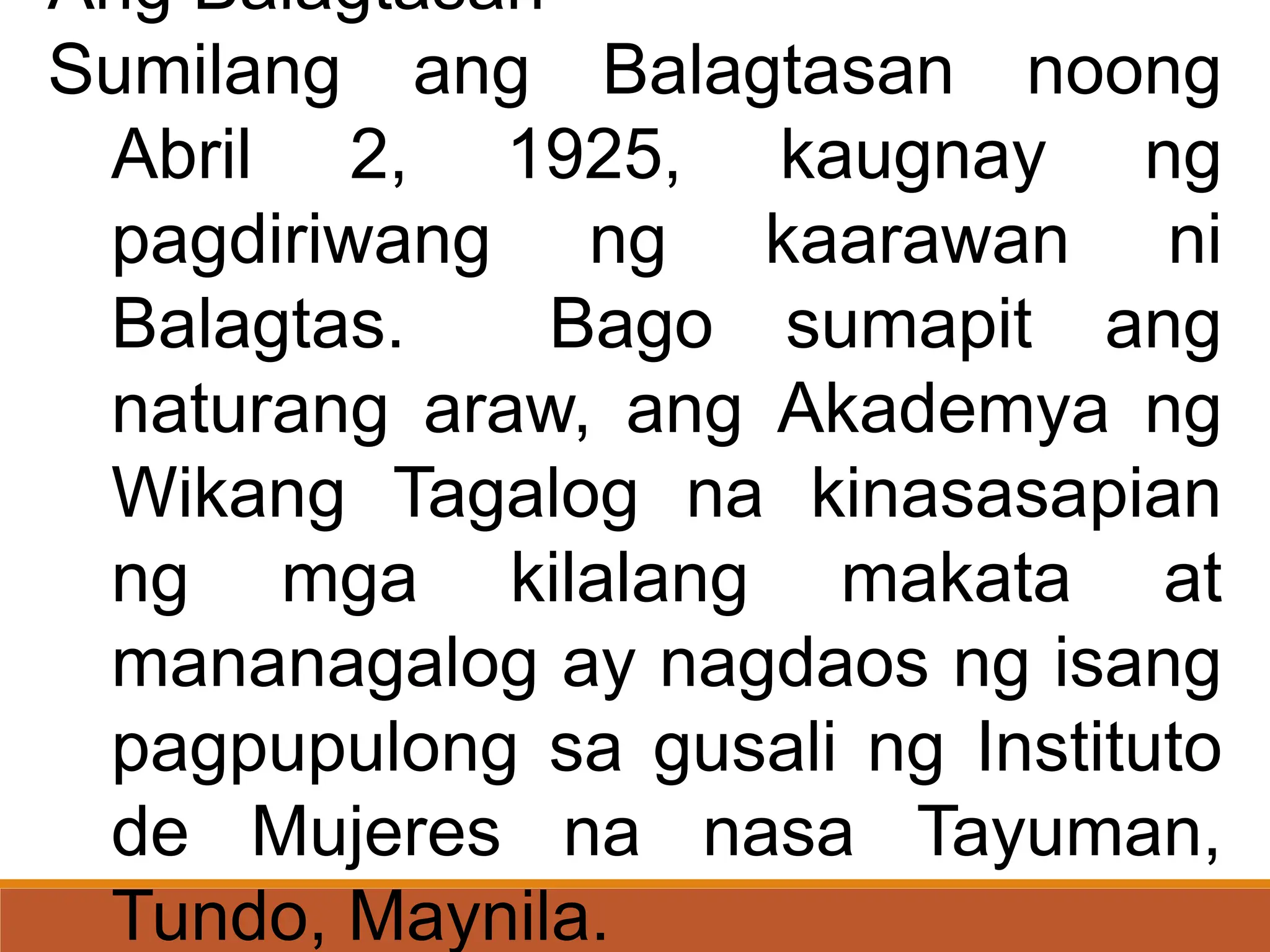 KASAYSAYAN NG BALAGTASAN SA PILIPINAS.ppt