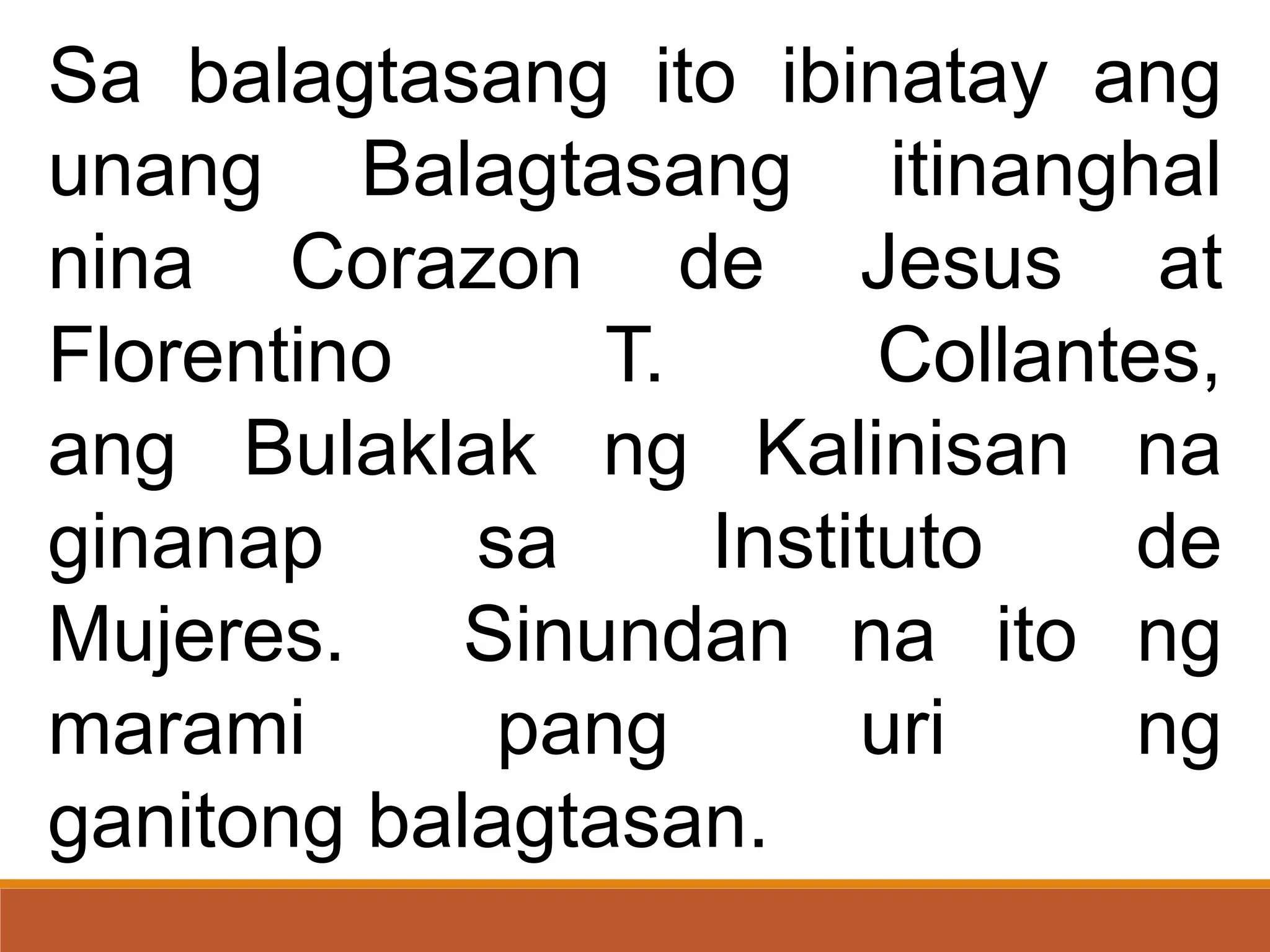 KASAYSAYAN NG BALAGTASAN SA PILIPINAS.ppt