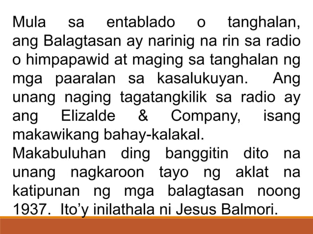 KASAYSAYAN NG BALAGTASAN SA PILIPINAS.ppt
