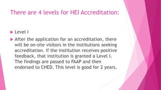MAP 504 INTERNATIONALIZATION OF EDUCATION : CHED CMO #1S 2005 ...