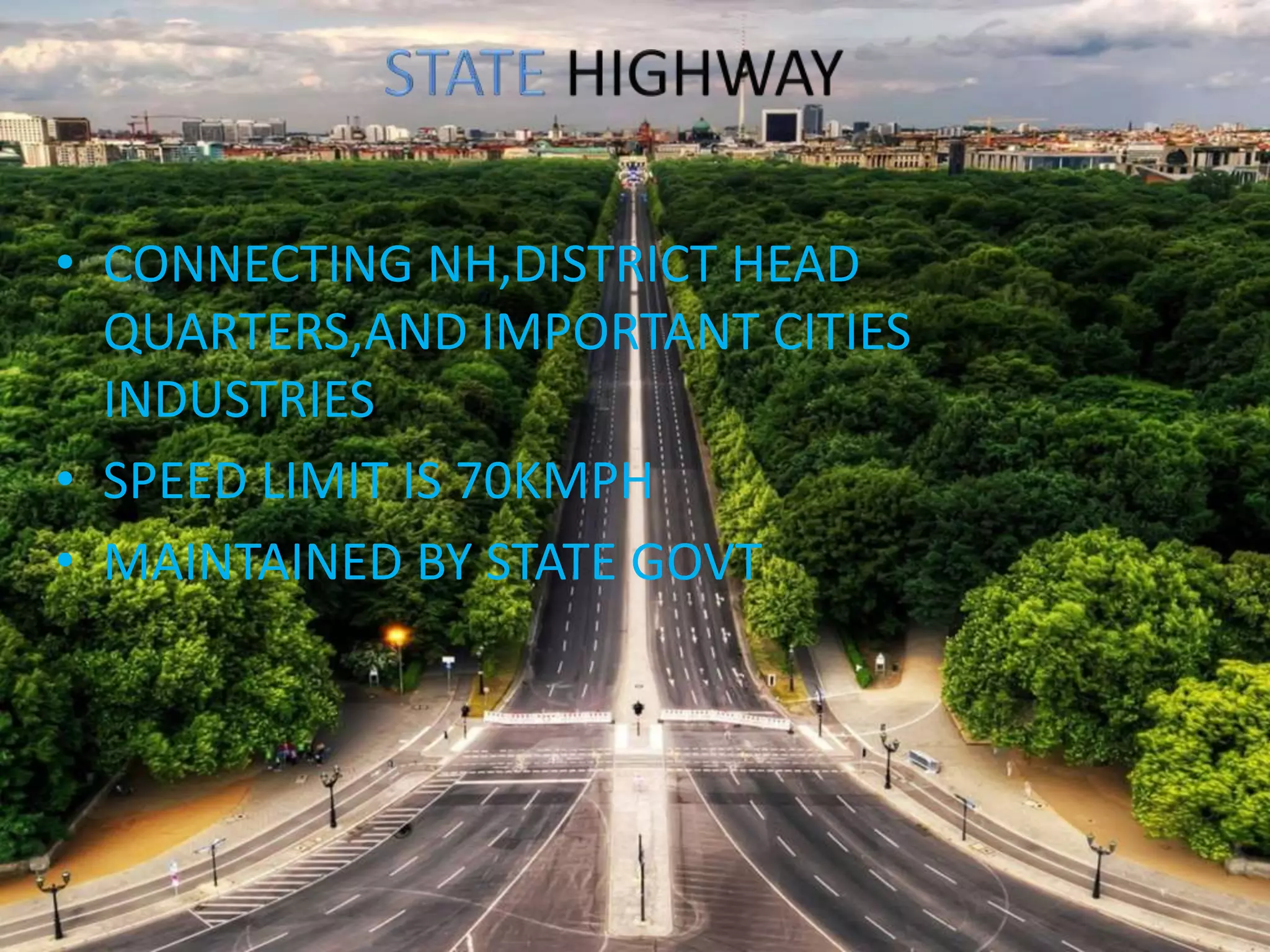 What is Highway and its Classification | PPTX