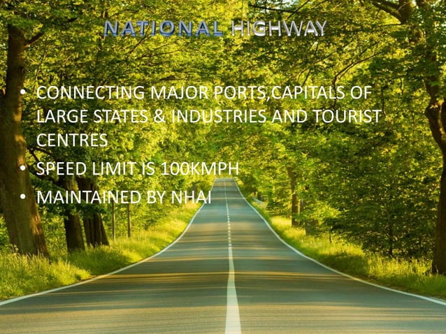 What is Highway and its Classification | PPT