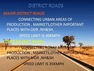 What is Highway and its Classification | PPTX