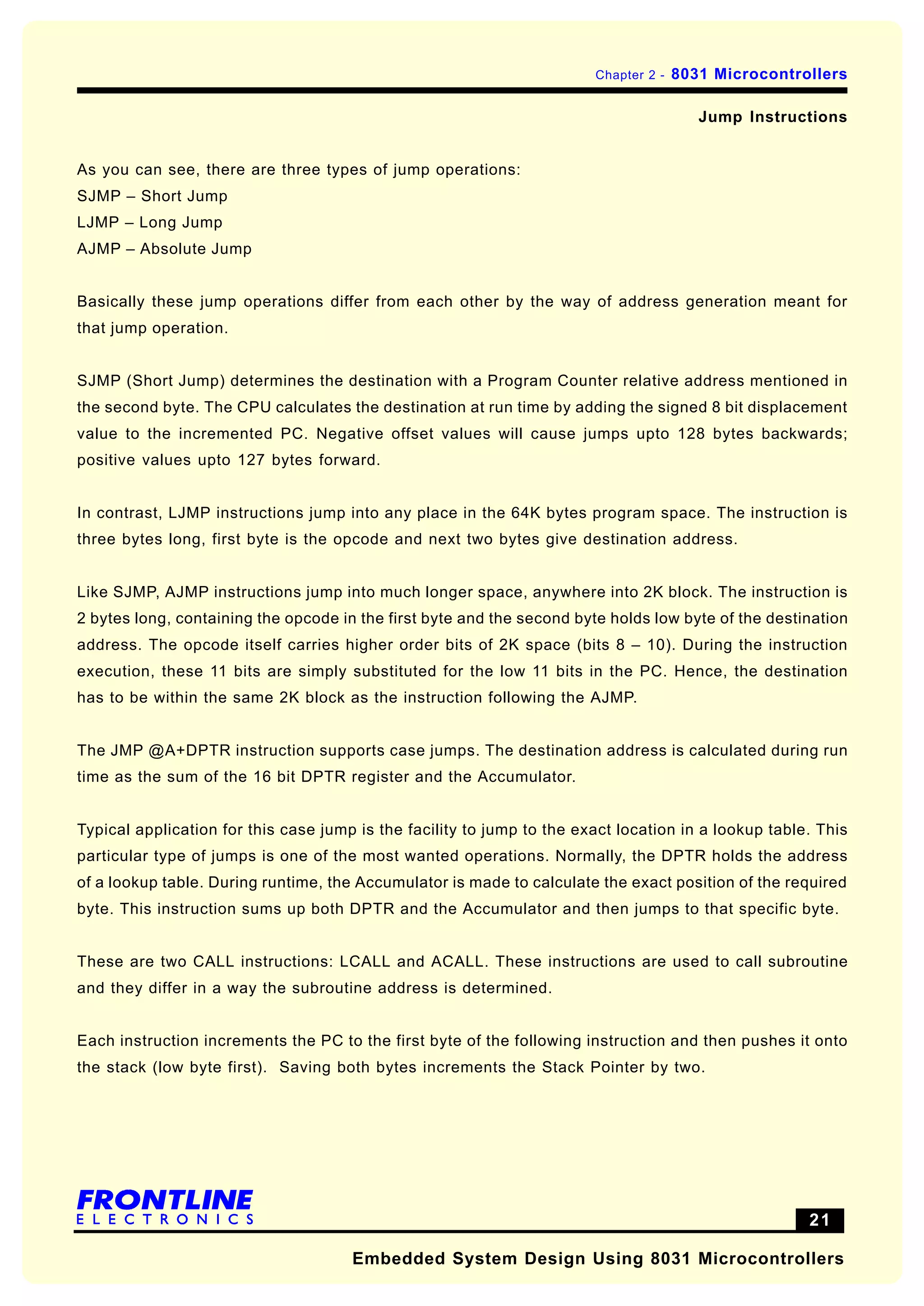 Balaji,frontline embedded system design using 8051 microcontrollers | PDF