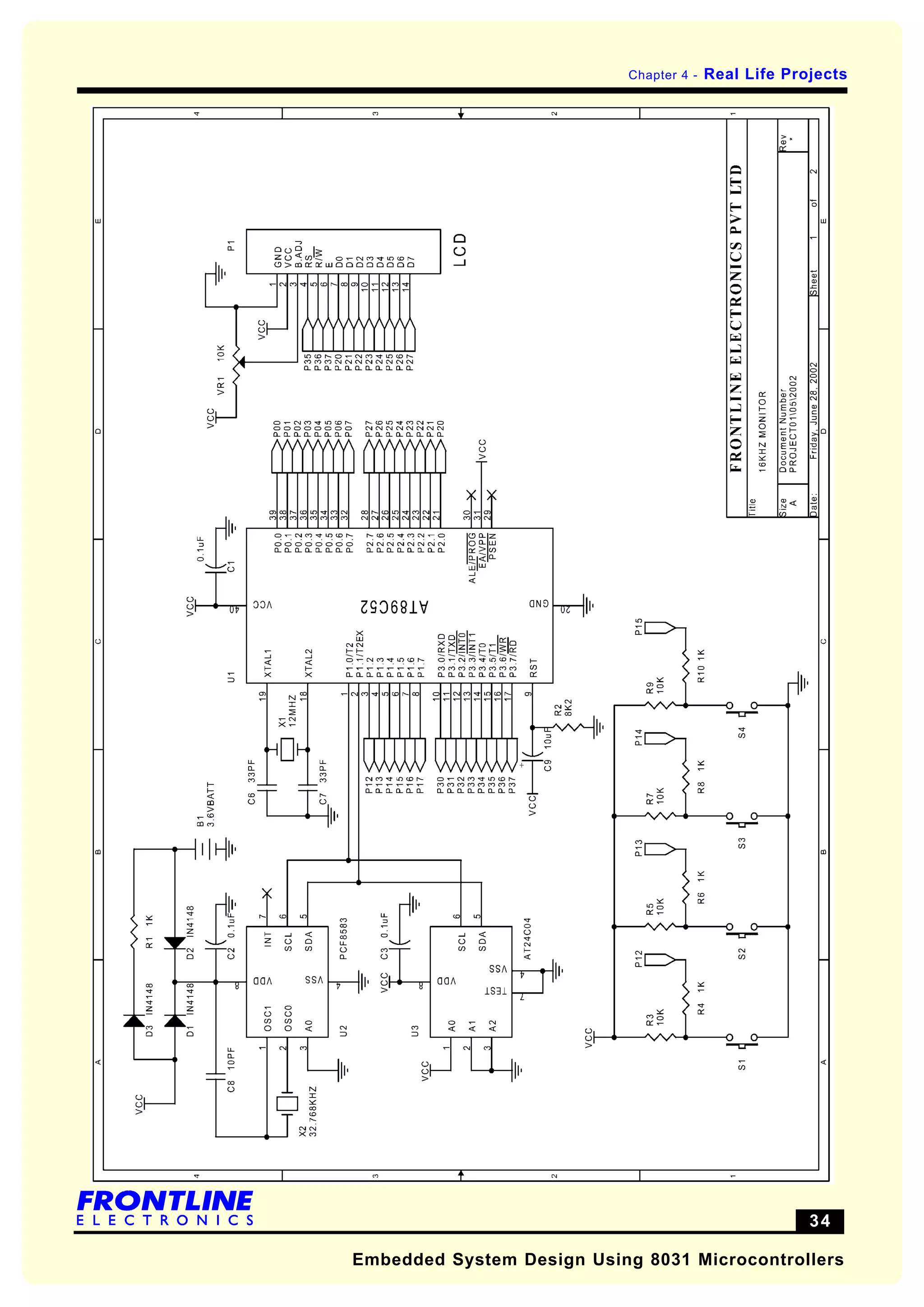 Balaji,frontline embedded system design using 8051 microcontrollers | PDF
