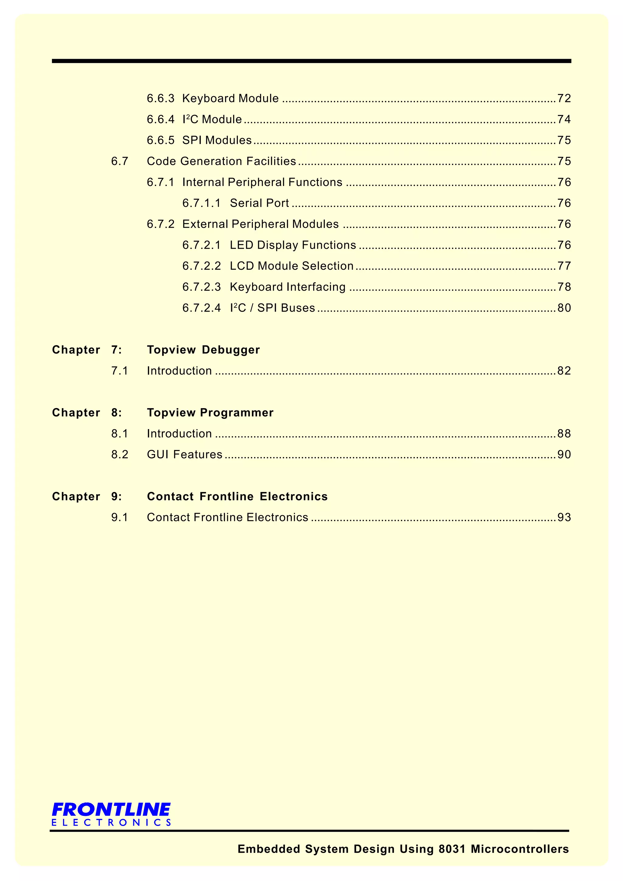 Balaji,frontline embedded system design using 8051 microcontrollers | PDF