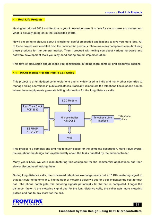 Balaji,frontline embedded system design using 8051 microcontrollers | PDF