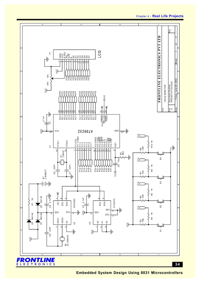 Balaji,frontline embedded system design using 8051 microcontrollers | PDF