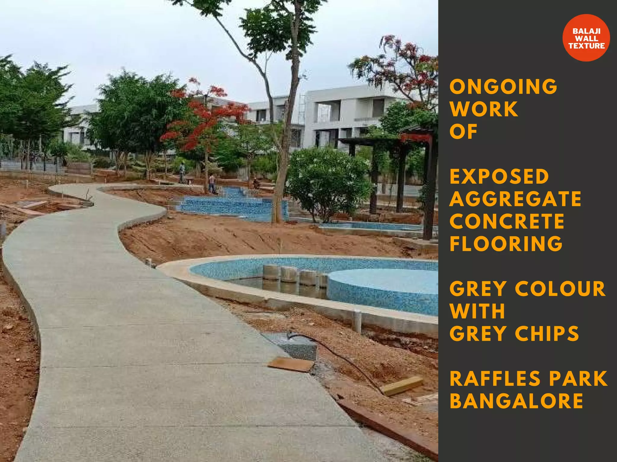 Pebble Stone Flooring & Aggregate Concrete Flooring for Anti-slip ...