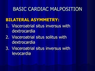 ECG: Cardiac Malpositions | PPT