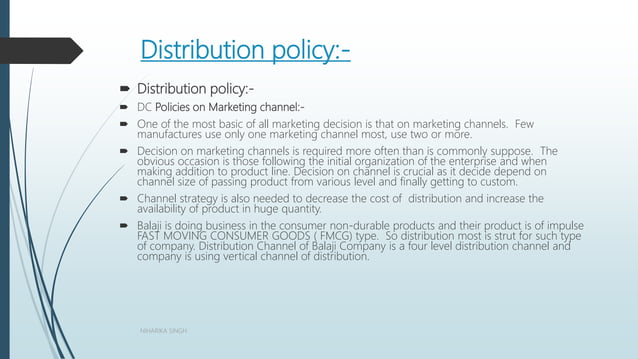 SALES AND DISTRIBUTION CASE STUDY Balaji wafer | PPTX | Sales | Business