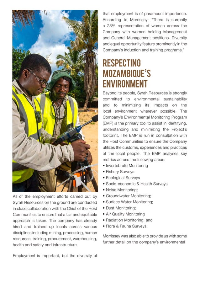 Balama Graphite Project - Syrah Resources | PDF