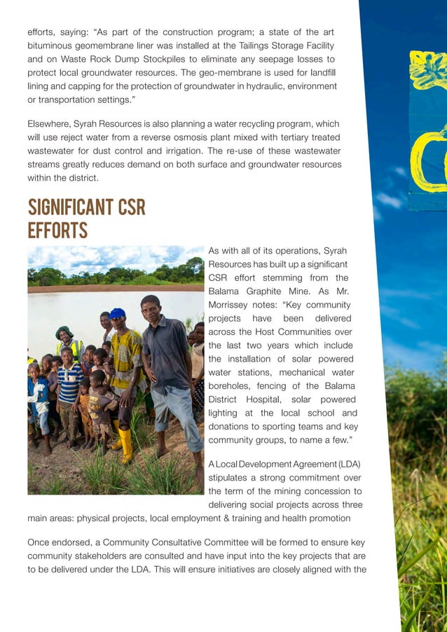 Balama Graphite Project - Syrah Resources | PDF