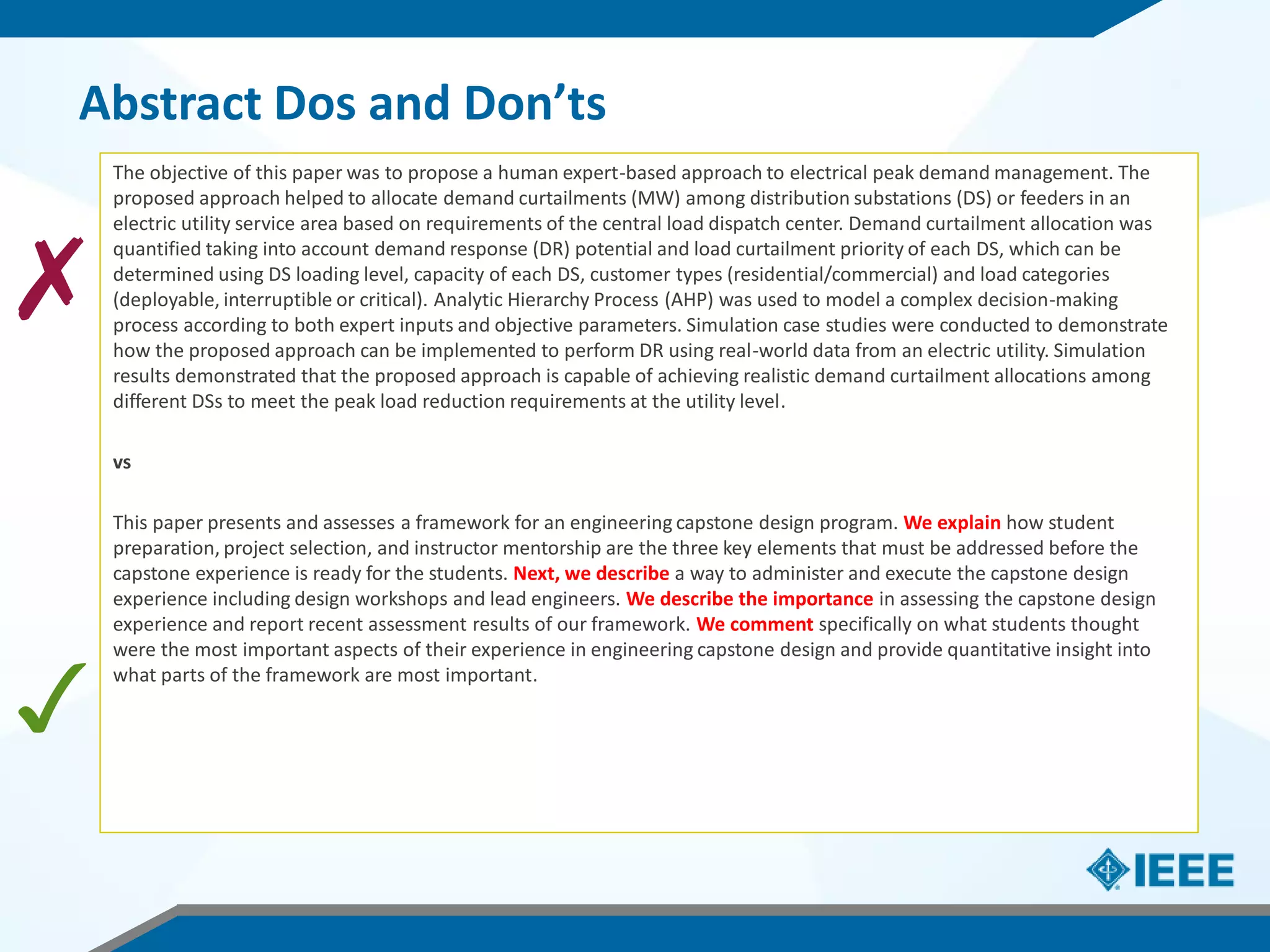 Publishing with IEEE Workshop February 2019 | PDF
