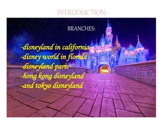 The Disney Land | PPTX