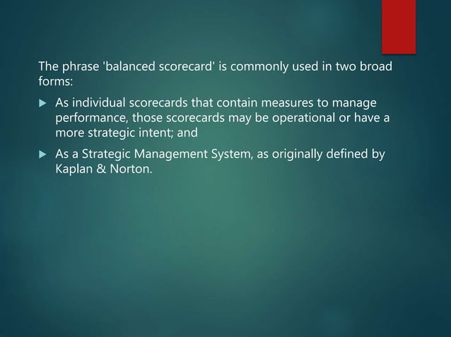 Balanace scorecard ppt | PPT