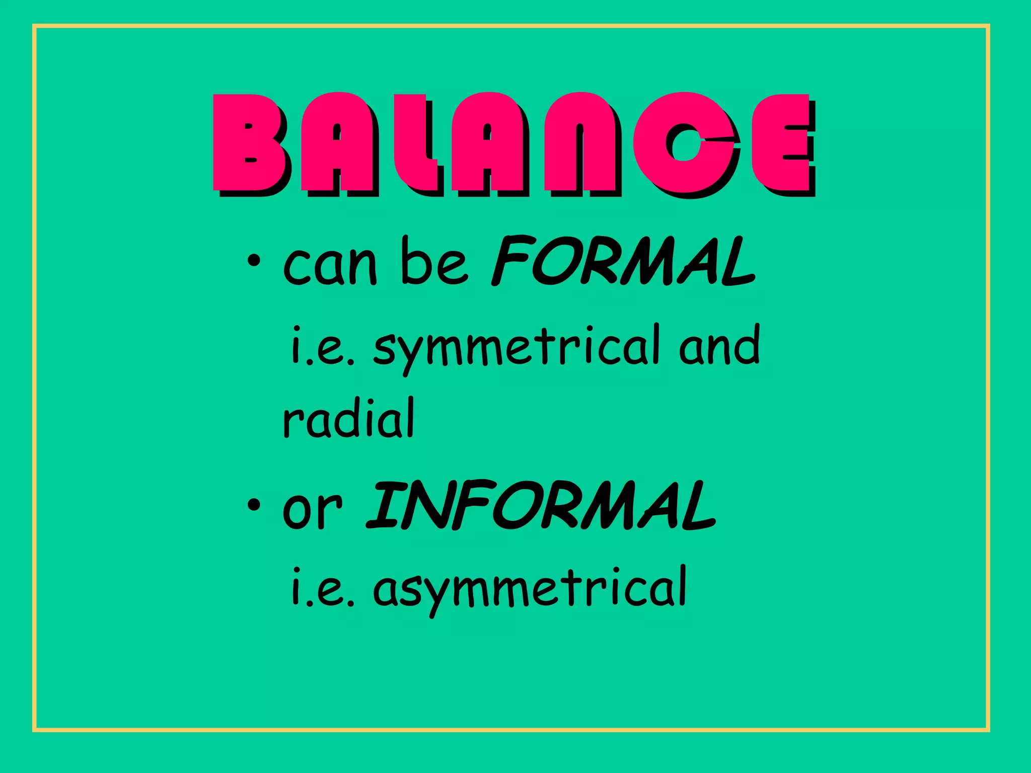Balance: an Element of Art | PPT