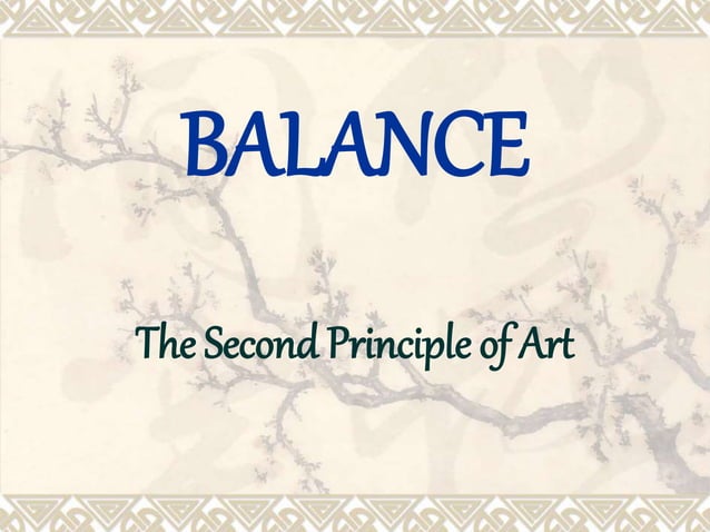 Balance in Art | PPTX | Painting | Arts and Crafts