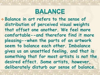 Balance in Art | PPTX