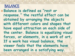 Balance in Art | PPTX