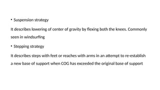 Balance training exercise therapy BPT 2nd year | PPTX
