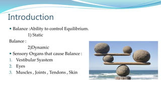 Balance - Amirhashem.pptx | Brain and Nervous System Disorders ...