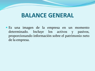 Balance general | PPTX