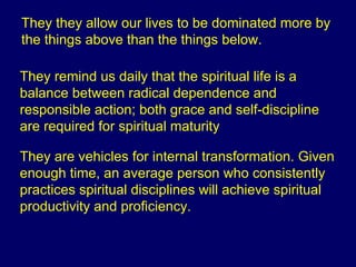 Balance in Life [Spiritual Disciplines] | PPT