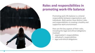 Balance - Module 2 Organisational and individual responsibilities ...