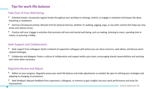 Balance - Module 2 Organisational and individual responsibilities ...