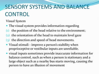 assessment of balance and management of balance | PPTX