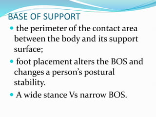 assessment of balance and management of balance | PPTX