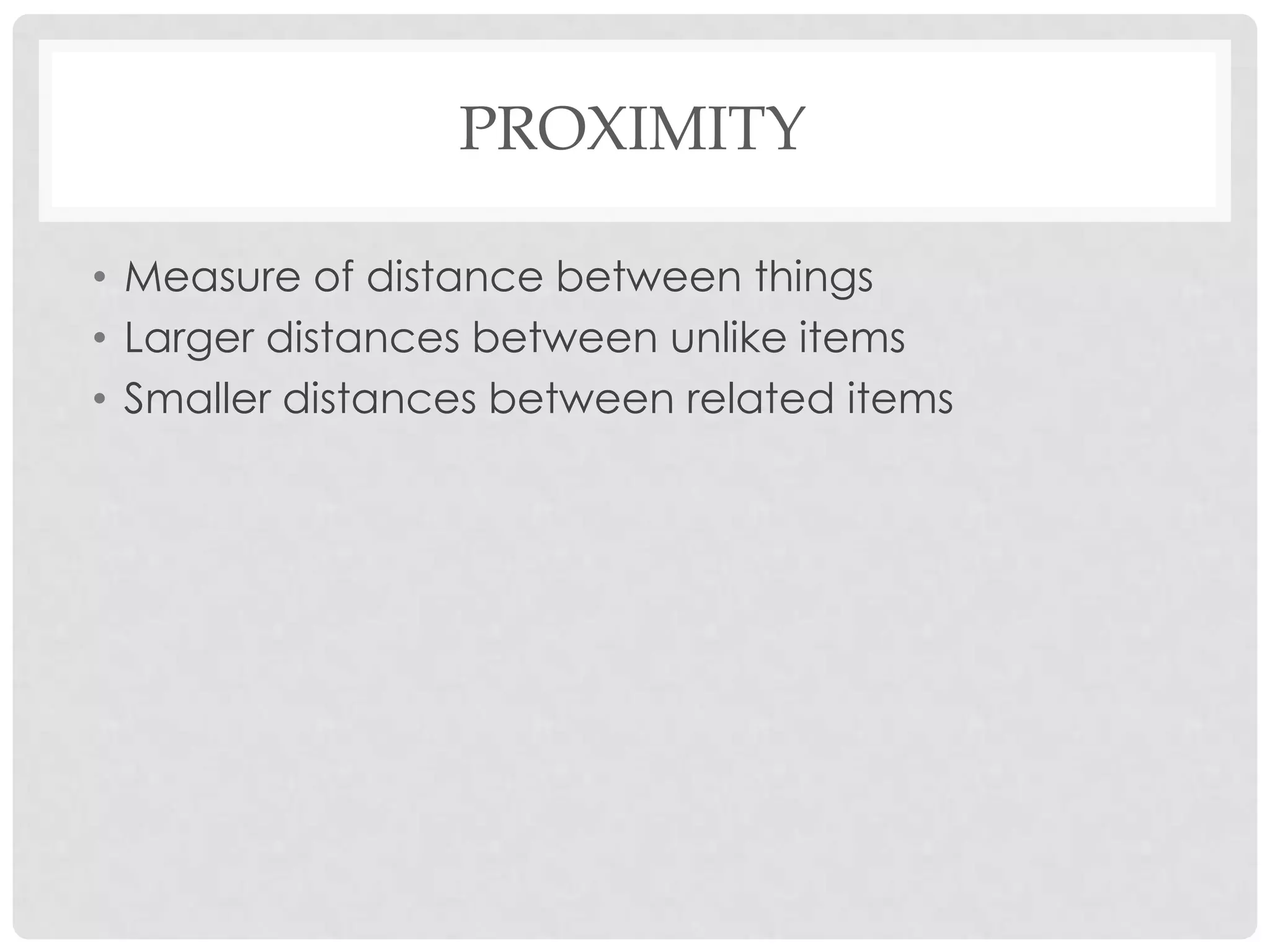 Balance & Proximity | PPTX