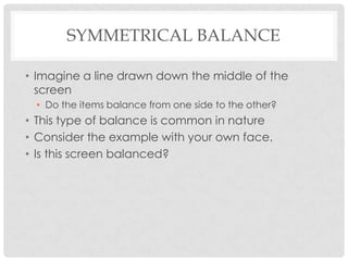 Balance & Proximity | PPT