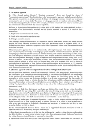 Balance approach efl student | PDF | Educational Assessment | Education