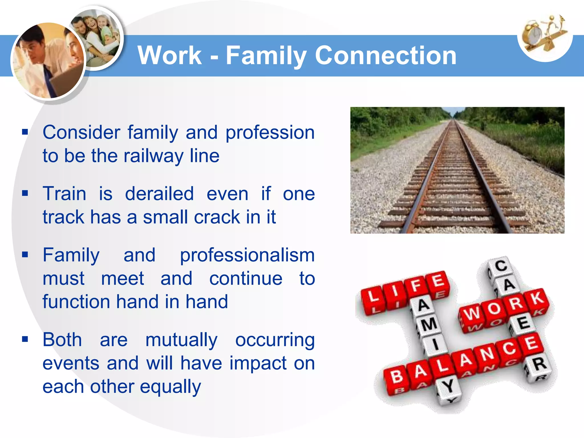 Balance between work and family | PPTX