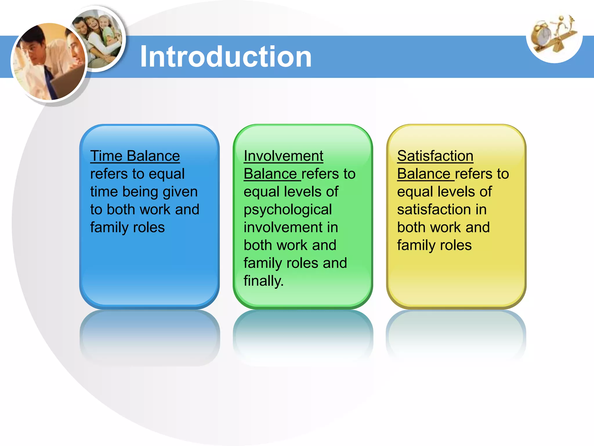 Balance between work and family | PPTX