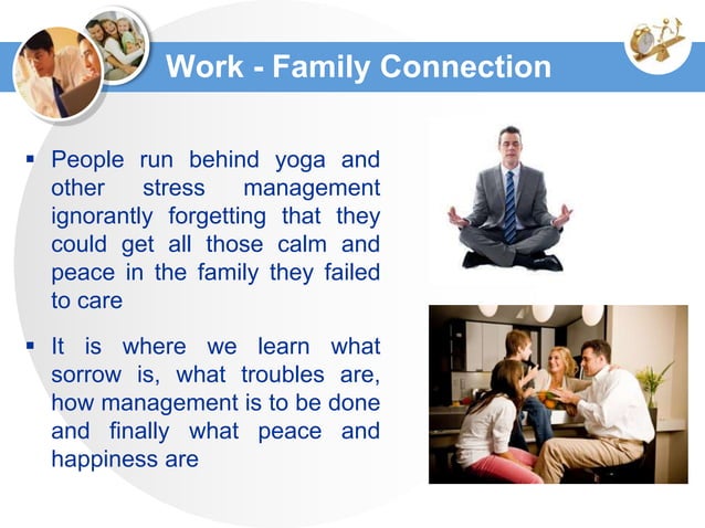 Balance between work and family | PPTX | Career Advice | Careers
