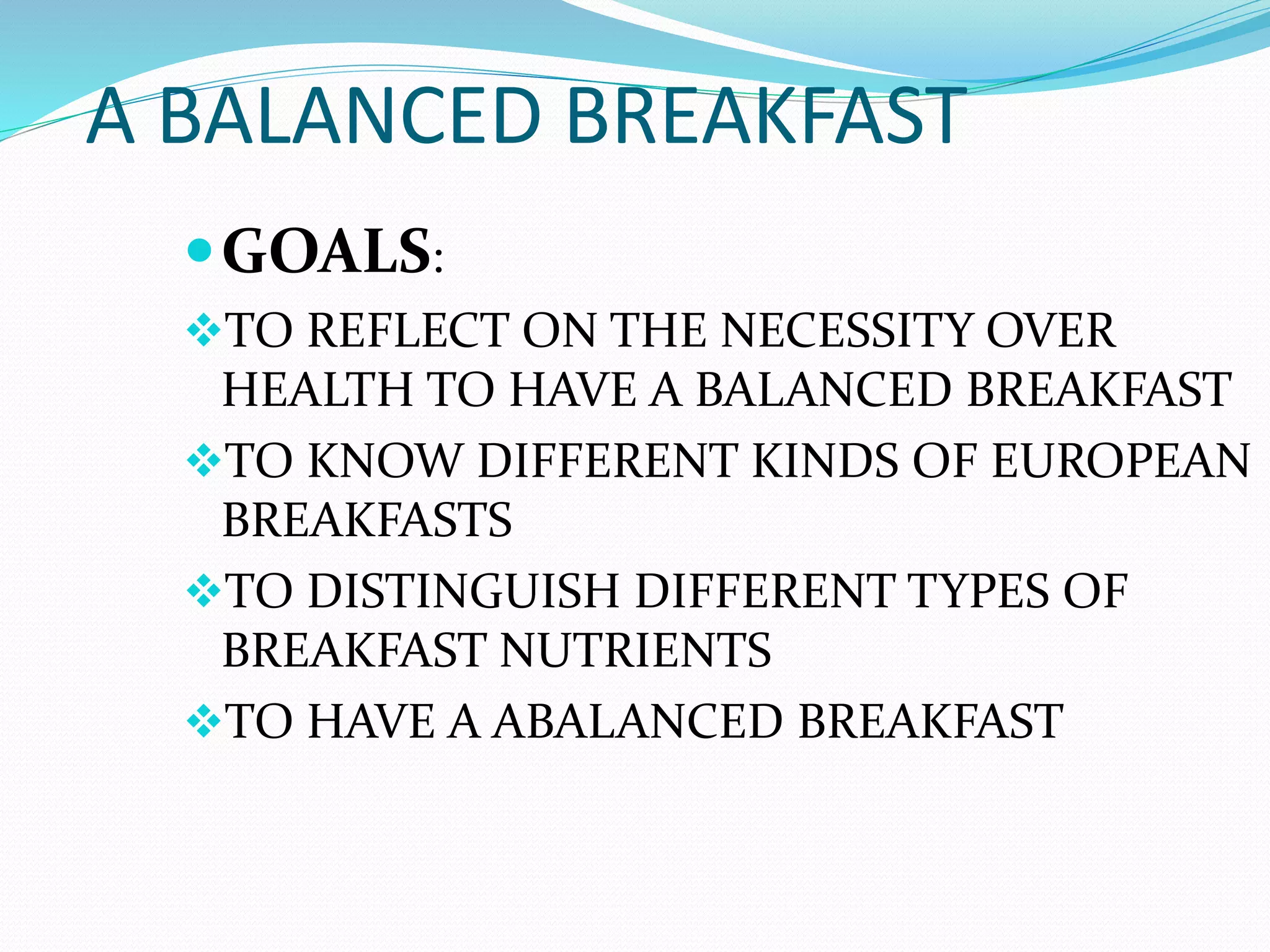 Balance breakfast | PPSX